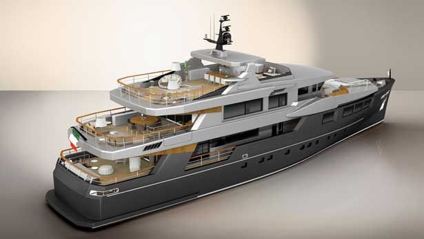 Tecnomar lays keel of new Impero 40 line of superyachts